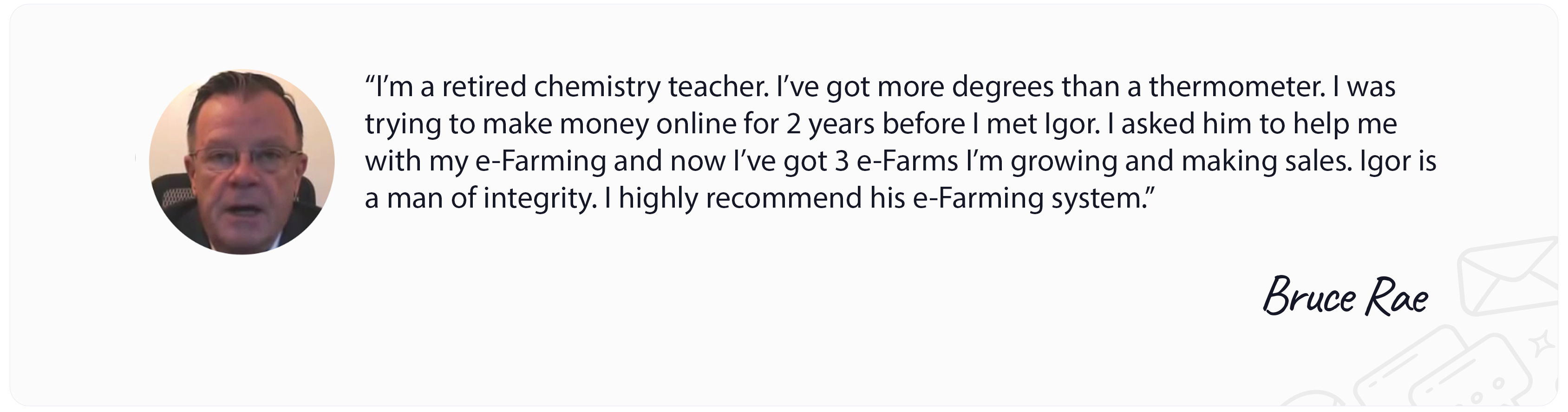 eFarming Challenge | 3-Step Income System With e-Farming